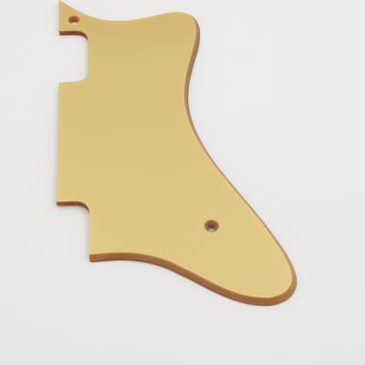 metallic gold acrylic pickguard for FRAMUS mayfield legacy | Reverb