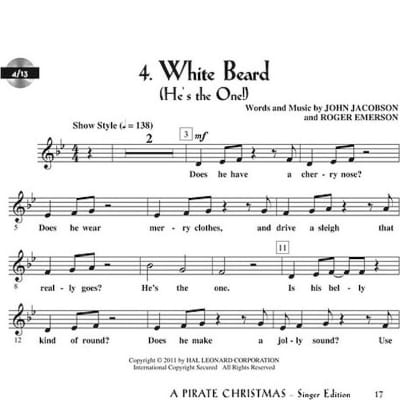 A Pirate Christmas - Holiday Musical for Young Voices | Reverb