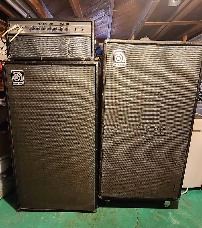 Ampeg SVT Blue Line 1970 with 2x 810 cabinets | Reverb