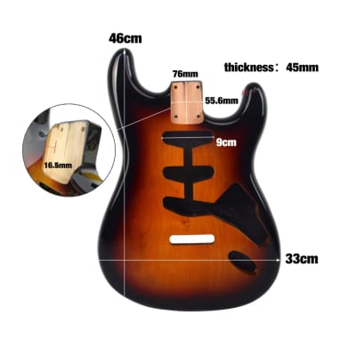 BMC Guitar Body Strat® Stratocaster® Standard SSS Route | Reverb UK