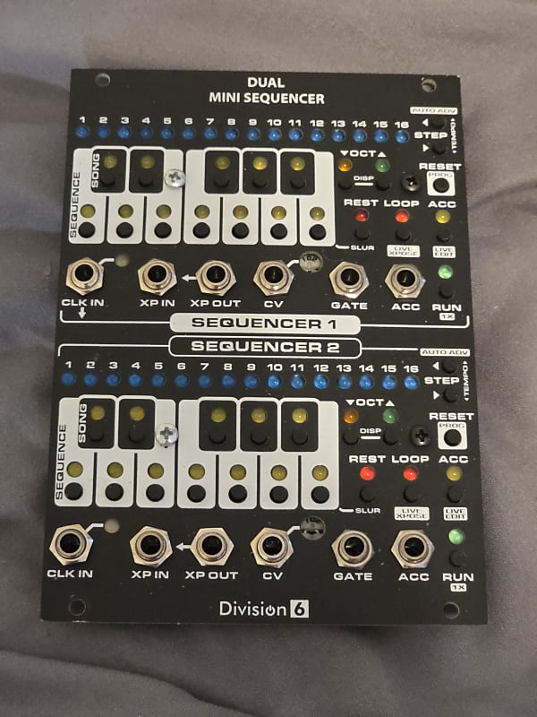 Division 6 Dual Mini Sequencer 2023 | Reverb