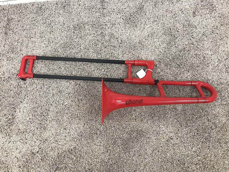 pBone Red Mini Trombone *Never used* | Reverb