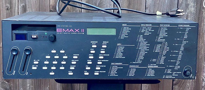 EMU E-MU Systems Emax II, Rack Sampler w/USB Floppy Emulator | Reverb