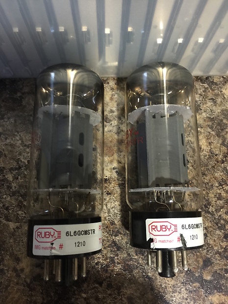 Ruby Tubes 6L6GCMSTR Matched Tubes | Reverb UK