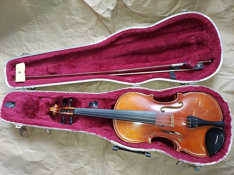 Karl Knilling 4/4 Violin W/ Case & Bow, Good Condition, | Reverb