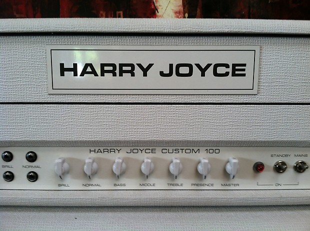 Harry Joyce (hiwatt) Custom White 100w matamp UK | Reverb
