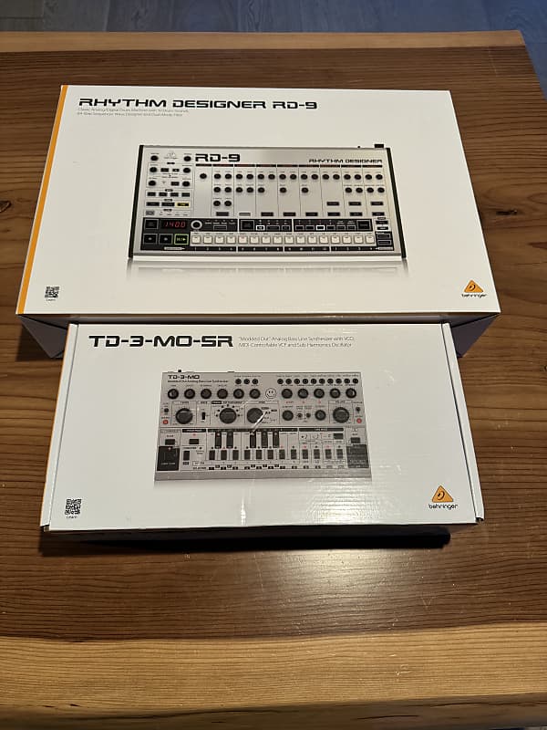 Behringer TD-3-MO and RD-9 Cheap Acid Combo Analog Baseline | Reverb