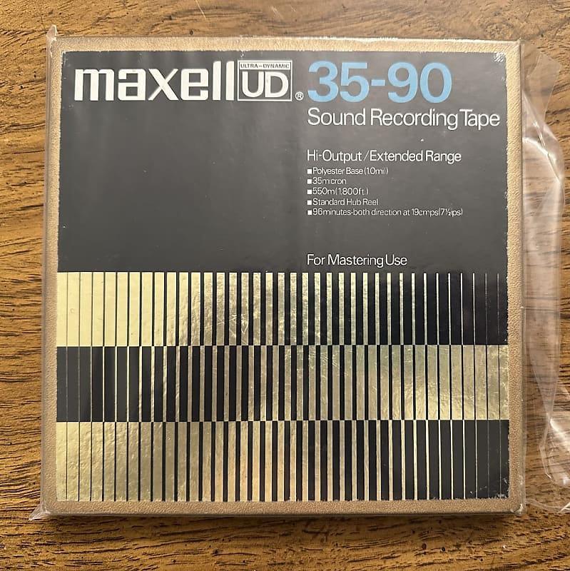(1) MAXELL UD 35-90 REEL TO REEL TAPE 1/4" X 7" X 1800' (USED | Reverb