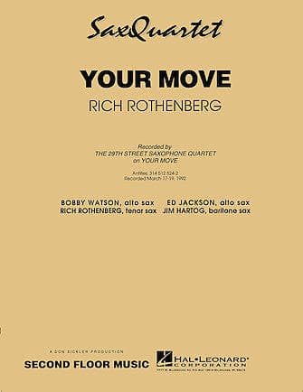 Your Move Saxophone Quartet Second Floor Music Sax Quartet | Reverb