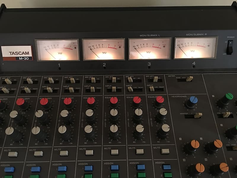 TASCAM M-30 Audio Recording Mixer 1985 - Grey | Reverb