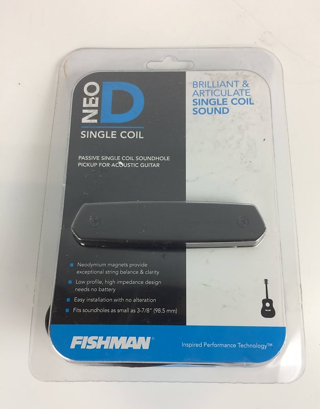 Fishman Neo-D Passive Single Coil Soundhole Pickup | Reverb