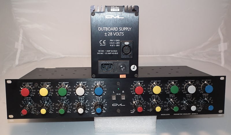 Massenburg GML 8200 stereo EQ with PSU | Reverb