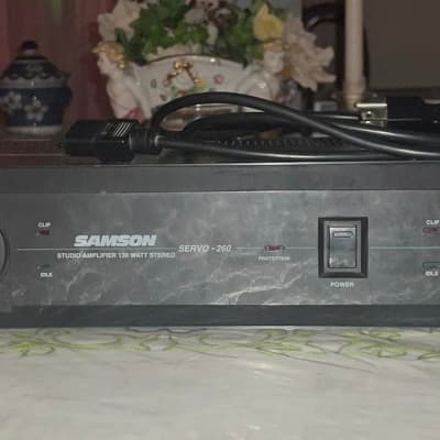 Samson servo 260 130 watt Stereo Rack Amplifier | Reverb