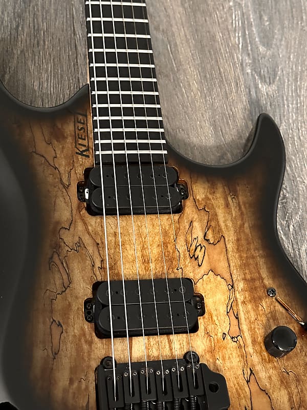 Kiesel Osiris 2023 - headless, ebony fingerboard, spalted | Reverb