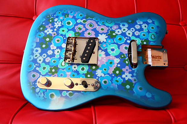 All Parts Paisley Flower Telecaster "Floral" Loaded | Reverb