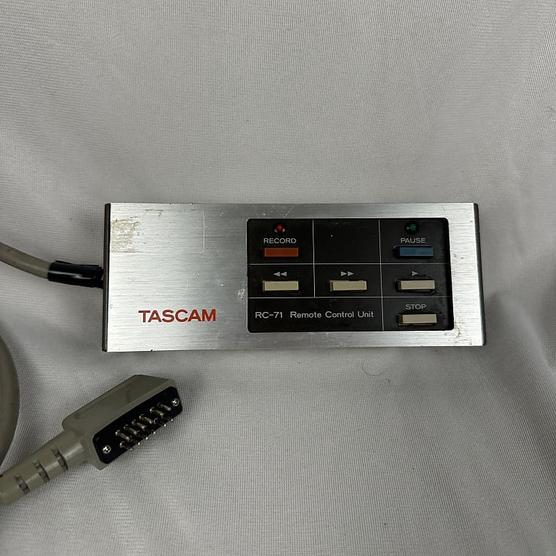 Vintage 1987 TASCAM RC-71 Remote Control Recording Unit Okay | Reverb