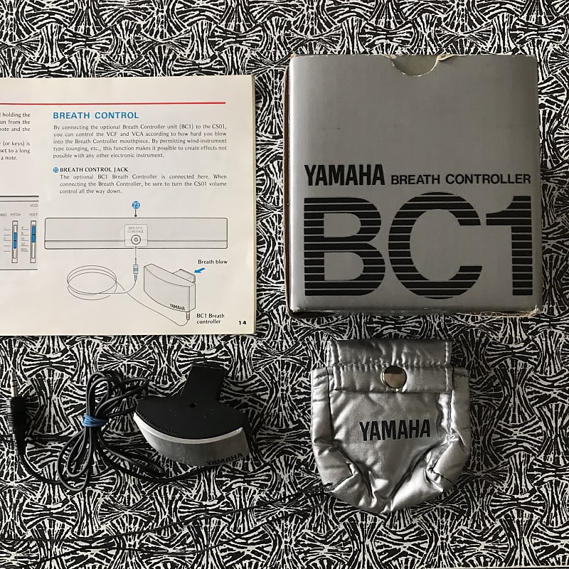 Yamaha BC1 Breath Controller for CS01 DX7 Analog Synthesiser | Reverb