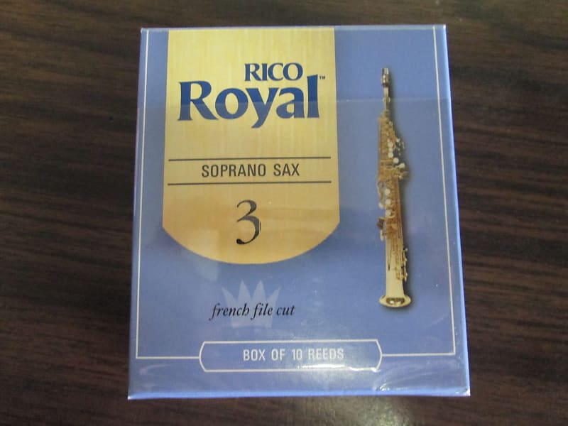 Rico Royal Soprano Saxophone Reeds - Strength 3.0 (SOLD PER | Reverb