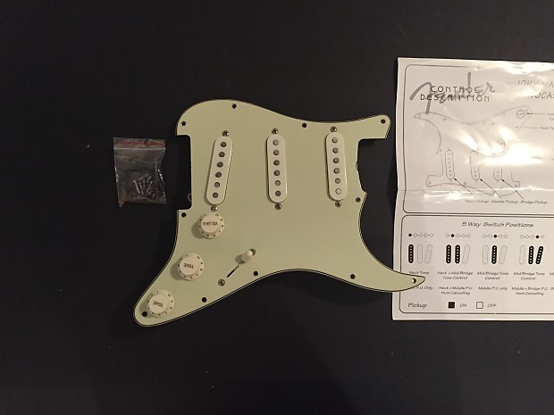 Fender John Mayer Big Dipper Loaded Pickguard RARE Mint Green | Reverb