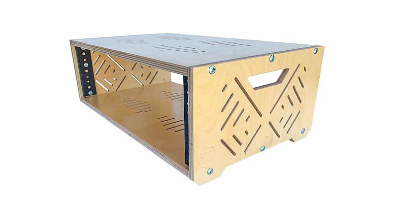 3 RU Studio Rack (Birch ply in natural finish) | Reverb