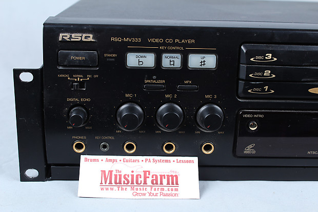 RSQ MV333 3-DISK VIDEO CD PLAYER VERSION 2 NTSC/PAL | Reverb Australia
