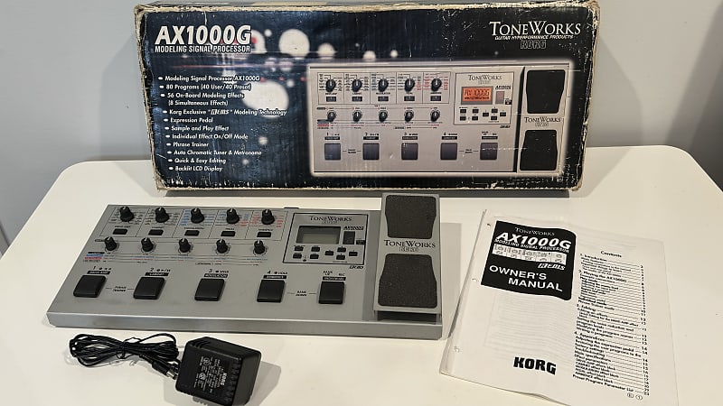 Korg Toneworks AX1000G Modeling Signal Processor 1999 | Reverb