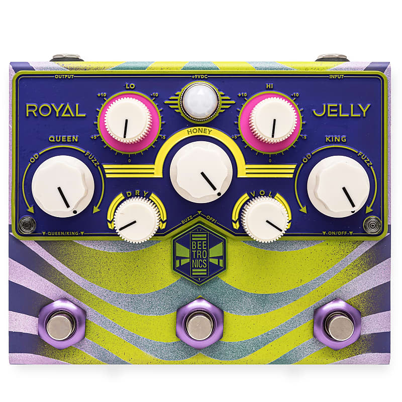 Beetronics FX Royal Jelly Overdrive / Fuzz Guitar Pedal, | Reverb