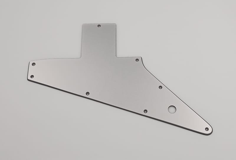 metallic titanium acrylic pickguard for epiphone explorer 58' | Reverb