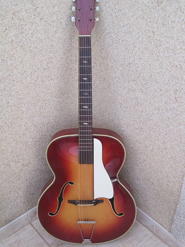 Fantastic Musima Archtop guitar 1959 sunburst, like new | Reverb