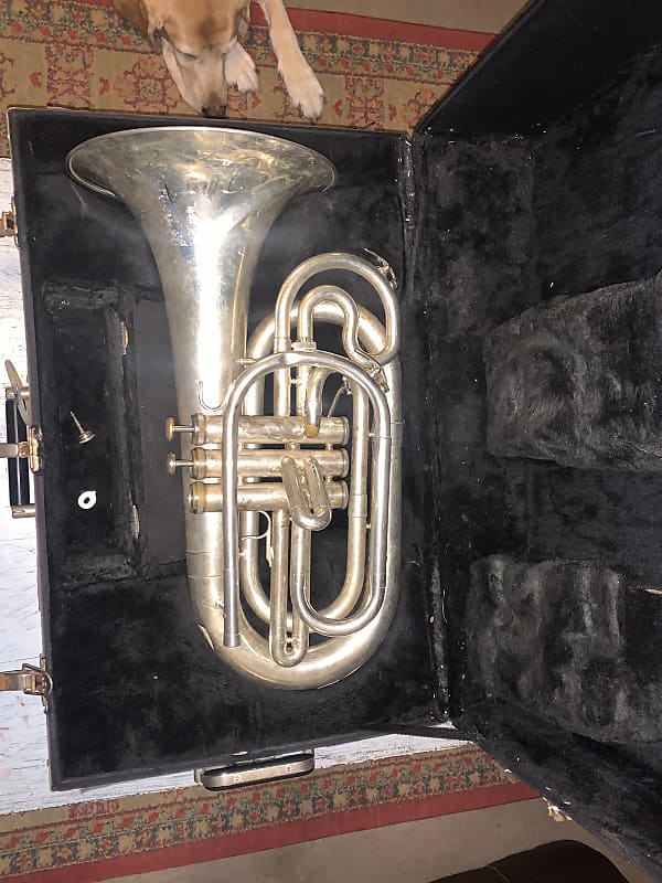 Dynasty M570 Bb Marching Baritone With Hard Case | Reverb