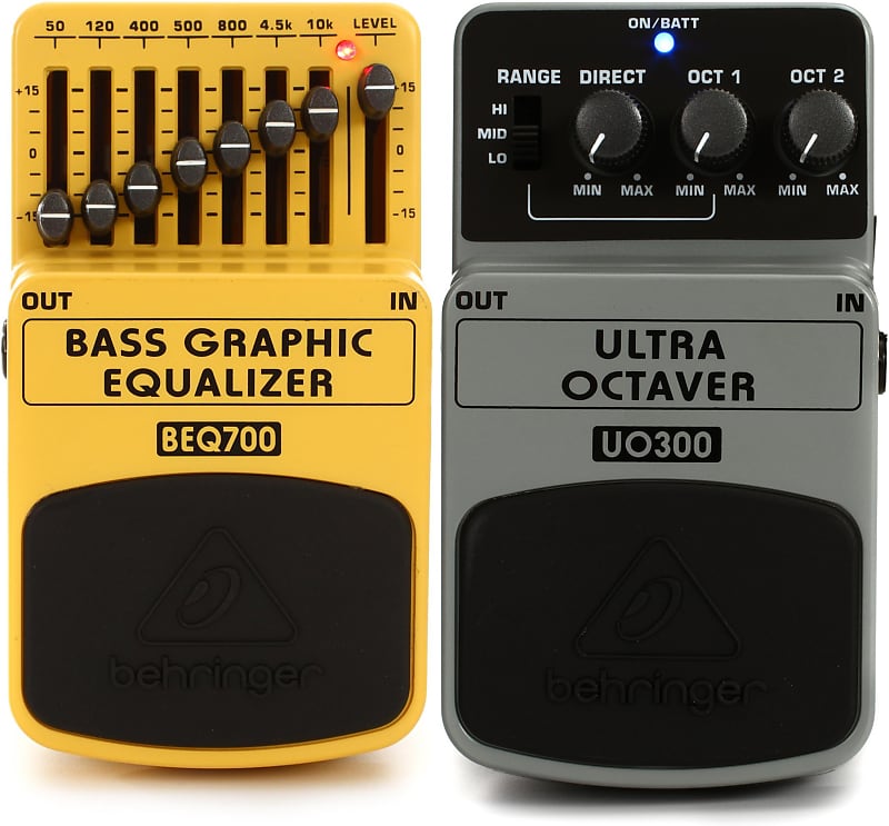 Behringer BEQ700 Bass Graphic Equalizer Pedal Bundle with | Reverb