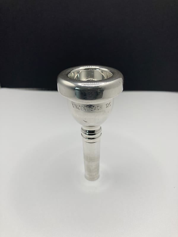 [C] Bach 12C Trombone Mouthpiece Small Shank Silver Plated | Reverb