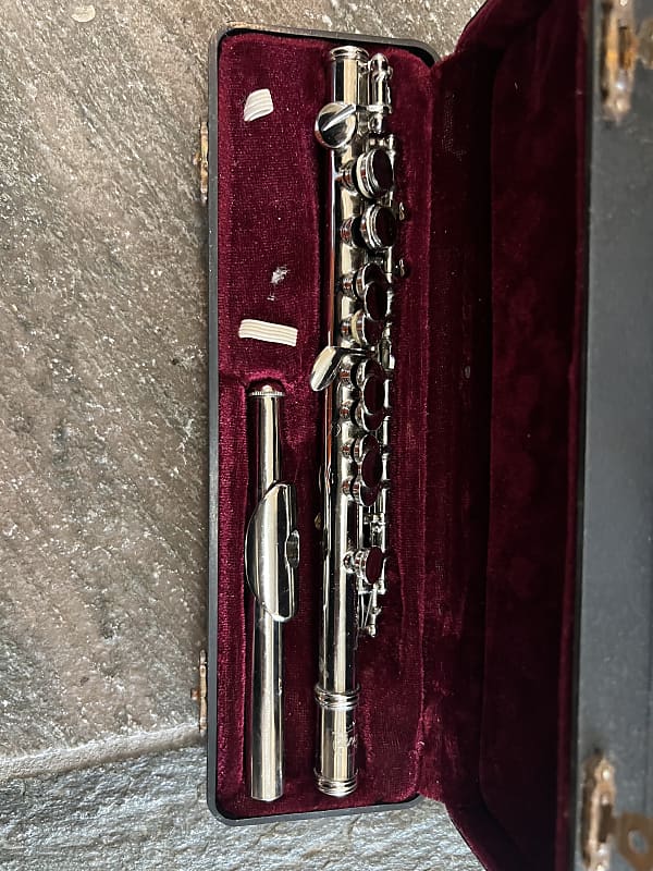 Silver Piccolo with case | Reverb