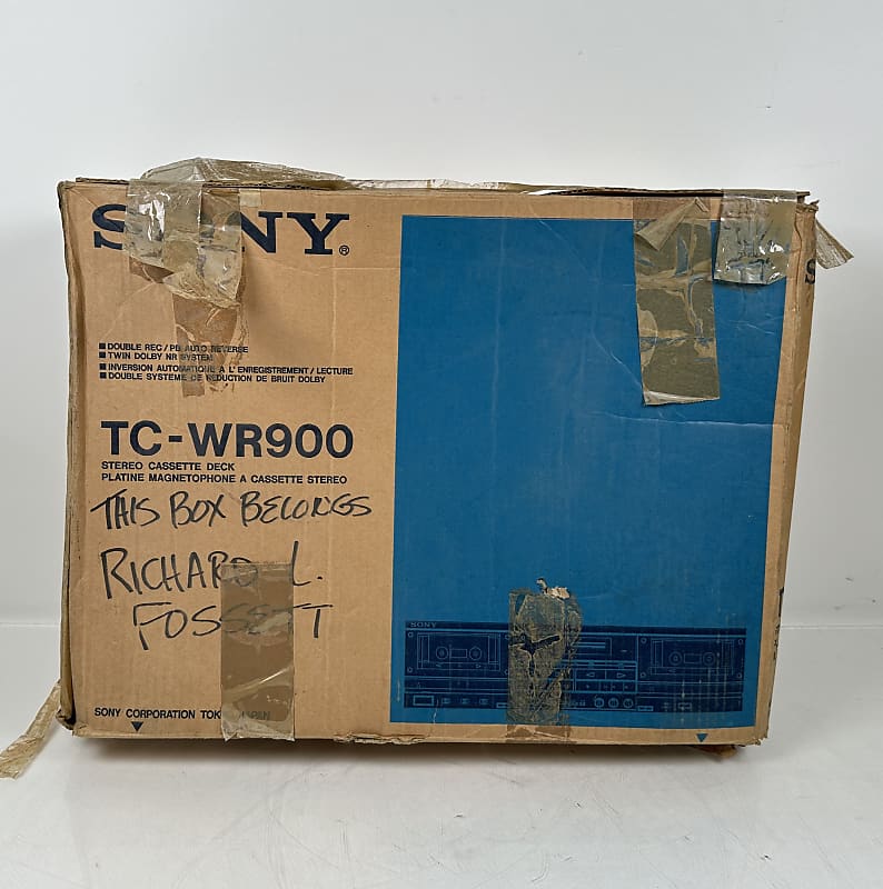 Sony TC-WR 900 Double Tapedeck | Reverb