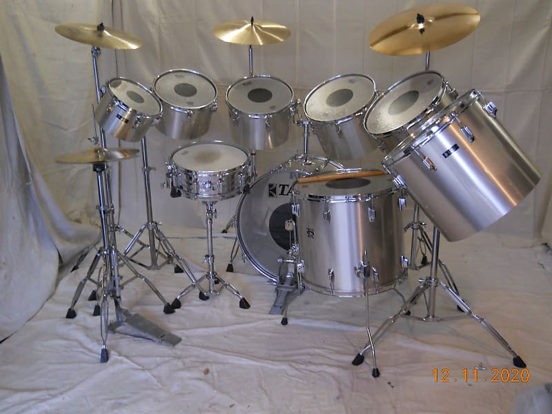 vintage tama imperialstar 1979 saturn 9 platina old school | Reverb