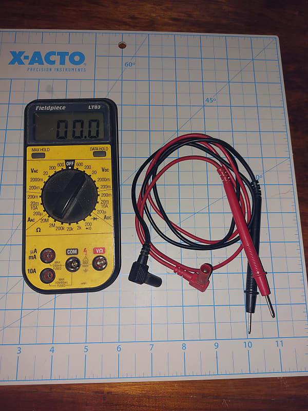 Fieldpiece LT83 Inexpensive Digital Multimeter 2010 Black & | Reverb
