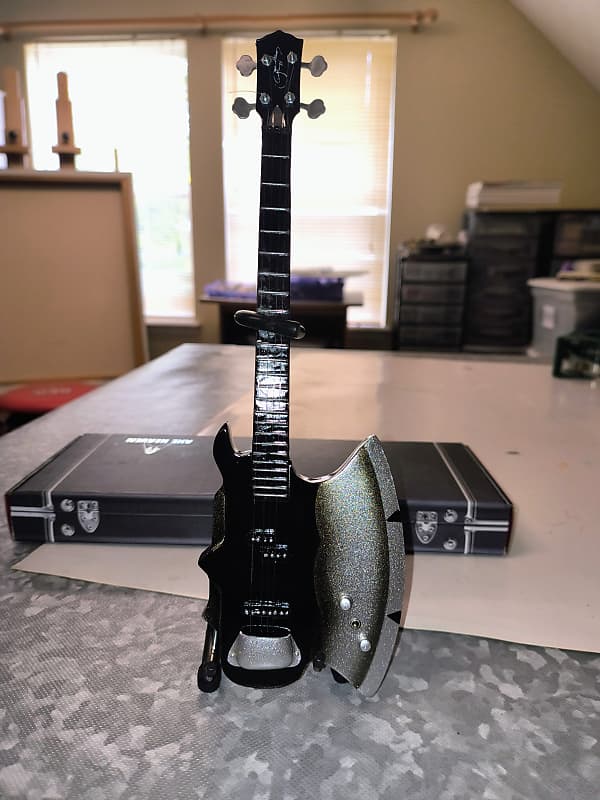 Axe Heaven Gene Simmons axe bass 10 inch replica 2024 - Wood | Reverb