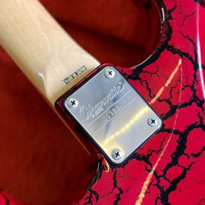 Jackson Charvel Charvette c 1986 - Red crackle original | Reverb