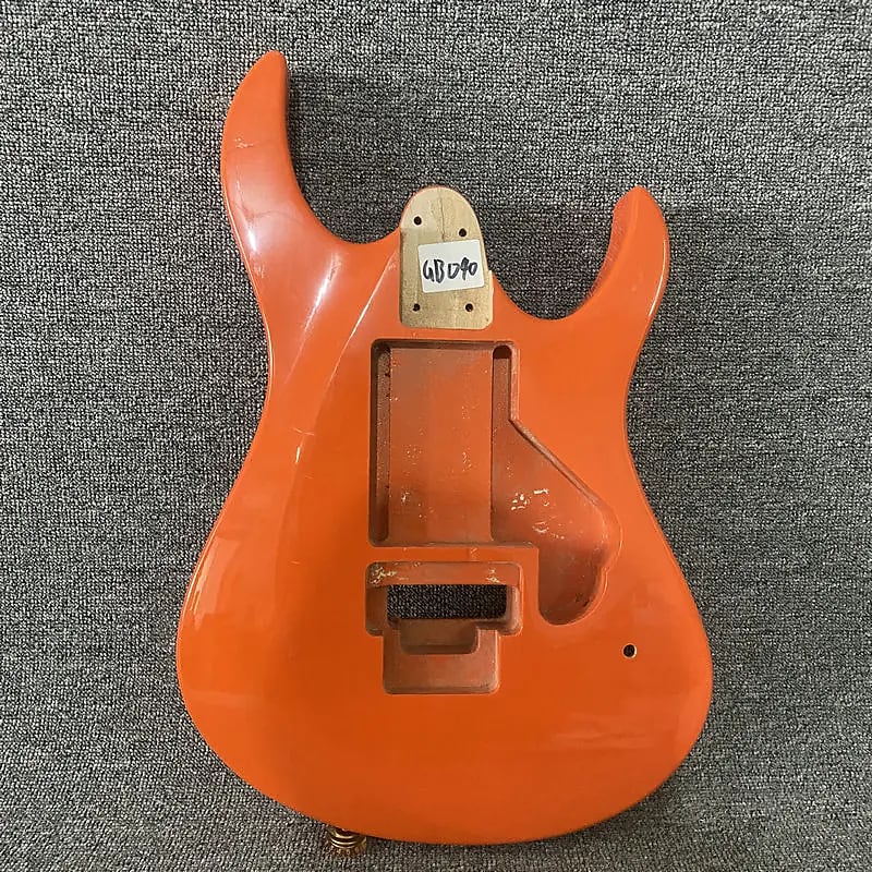 Orange Gloss Finish Basswood Double Cutaway Body | Reverb