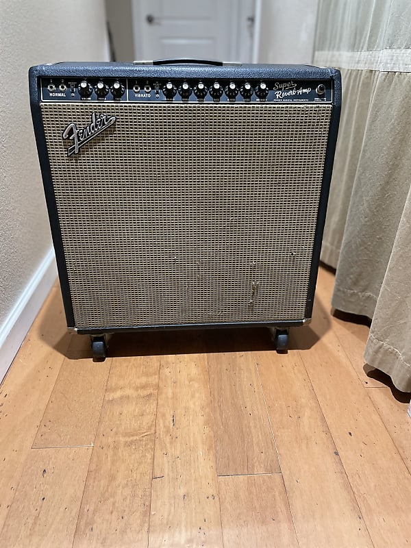 Fender Super Reverb 1966 - Black | Reverb