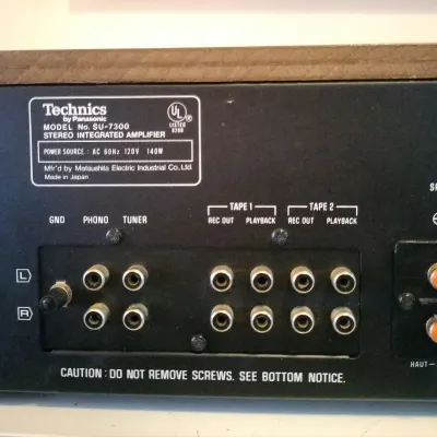 Technics SU-7300 Stereo Integrated Amplifier 1976-79 | Reverb
