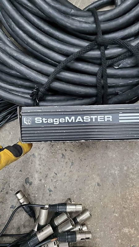 ProCo StageMASTER 24x4 150' XLR Snake 1990's - Black | Reverb