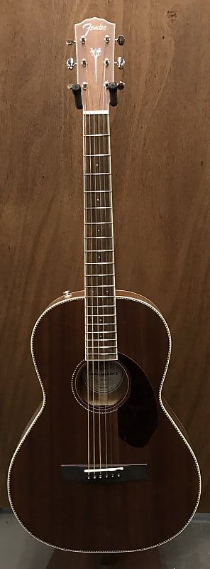 Fender Paramount PM-2 Parlor NE Acoustic Guitar with Case | Reverb