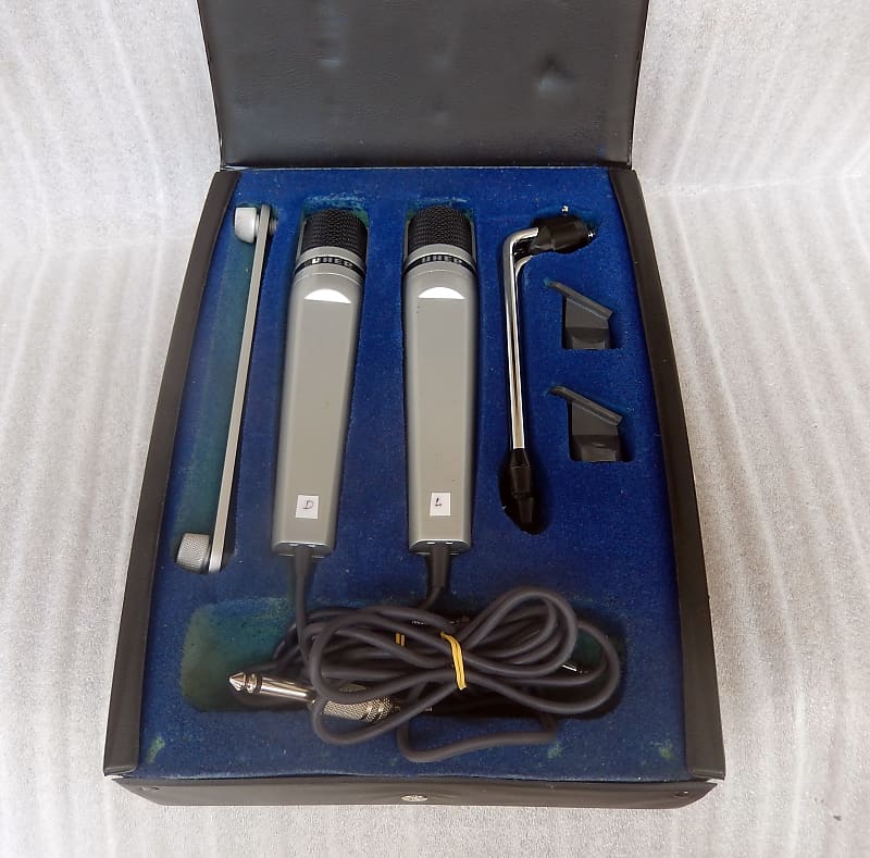 Stereo Pair Uher M534 Dynamic Tubular Directional Microphone | Reverb