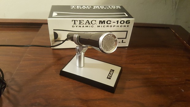 TEAC MC-106 Dynamic Microphone 1970s | Reverb