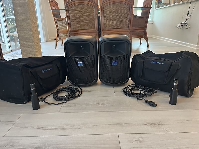 FBT Jolly 8B 8" powered speakers 200 watts per channel | Reverb