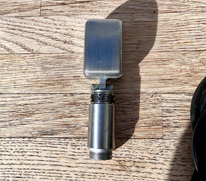 Reslo Ribbon Mic (ORIGINAL & MINT) Black Label 1960’s - | Reverb