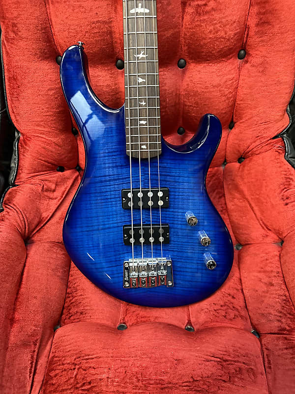 PRS Kingfisher 2023 Faded Blue Wrap Around Burst | Reverb
