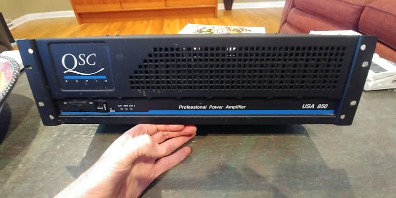 QSC USA 850 Power Amplifier | Reverb
