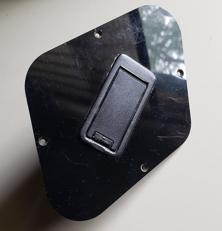 Gibson Les Paul 9V Battery Control Cavity Cover Black | Reverb